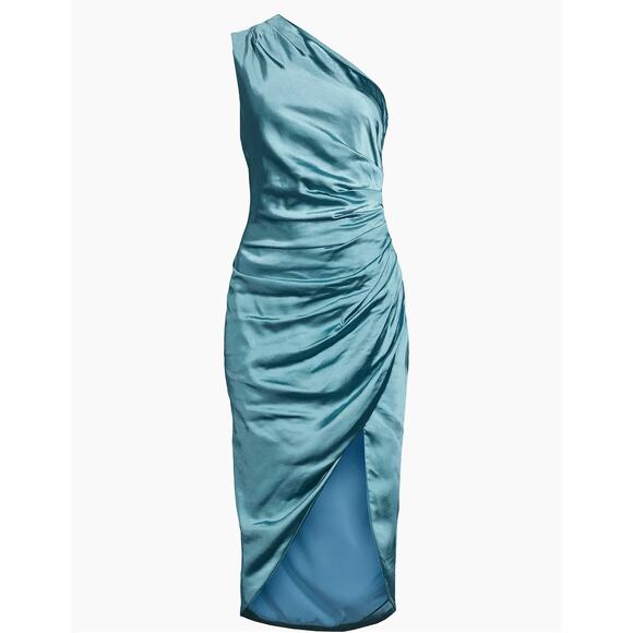 Elliatt | Dresses | Elliatt Nwt Cassini Satin One Shoulder Ruched Dress ...